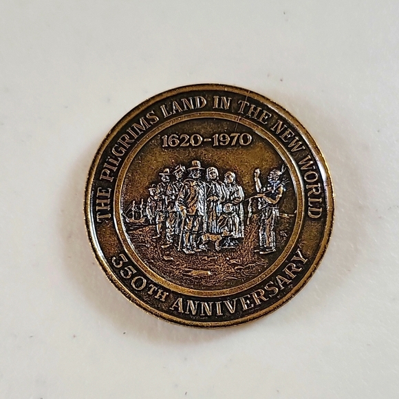 Token | Other | The Pilgrims Land In The New World 35th Anniversary ...